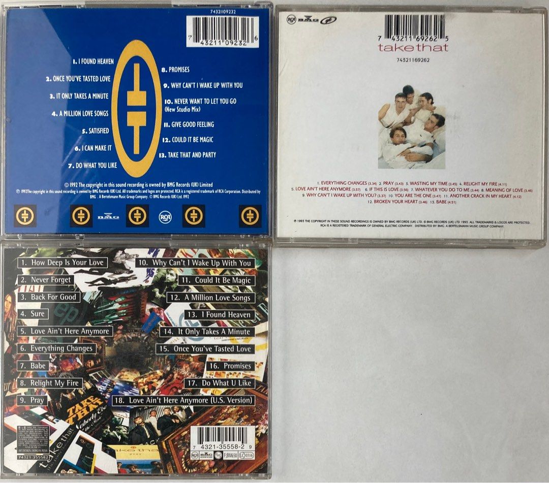 CD CDs - Take That, Hobbies & Toys, Music & Media, CDs & DVDs on Carousell