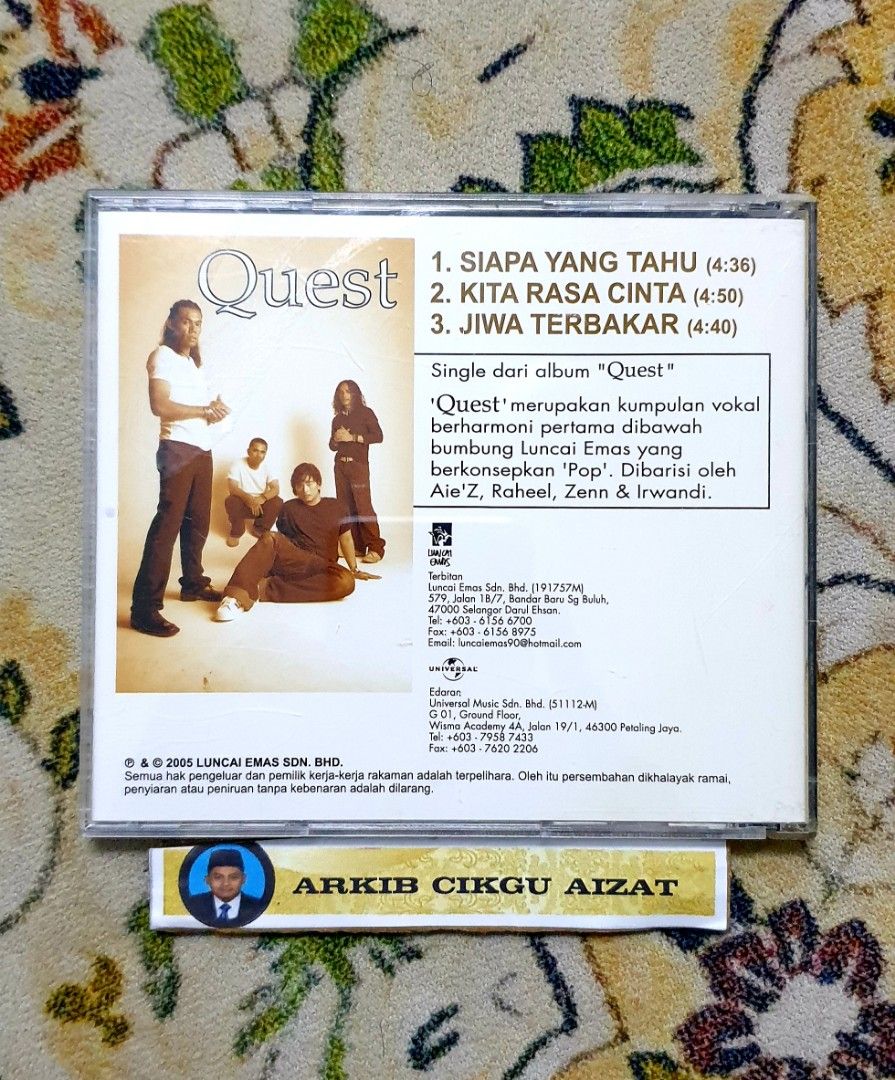 CD QUEST (DJ SAMPLER), Hobbies & Toys, Music & Media, CDs & DVDs on Carousell