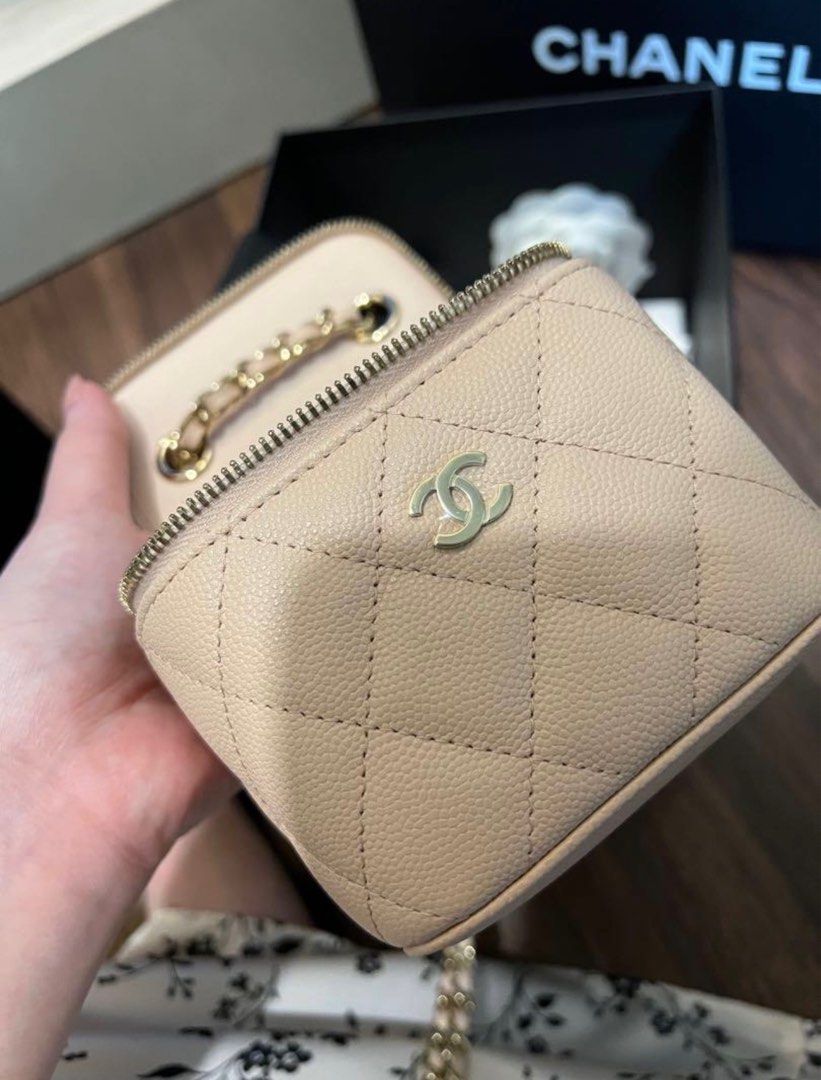 Chanel Mini Vanity, Luxury, Bags & Wallets on Carousell
