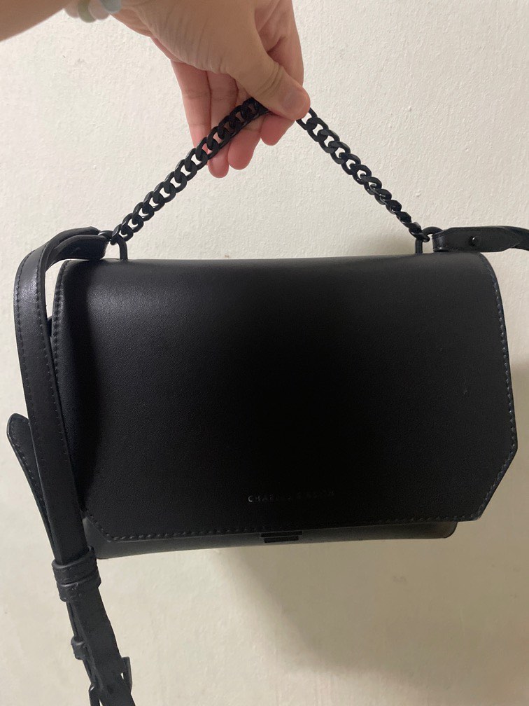 Charles and Keith black cross body bag, Women's Fashion, Bags & Wallets, Cross-body Bags on ...