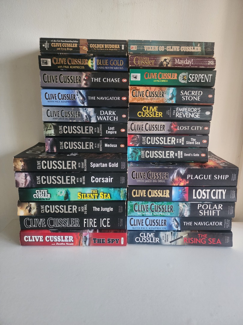 Clive Cussler book series, Hobbies & Toys, Books & Magazines, Fiction ...