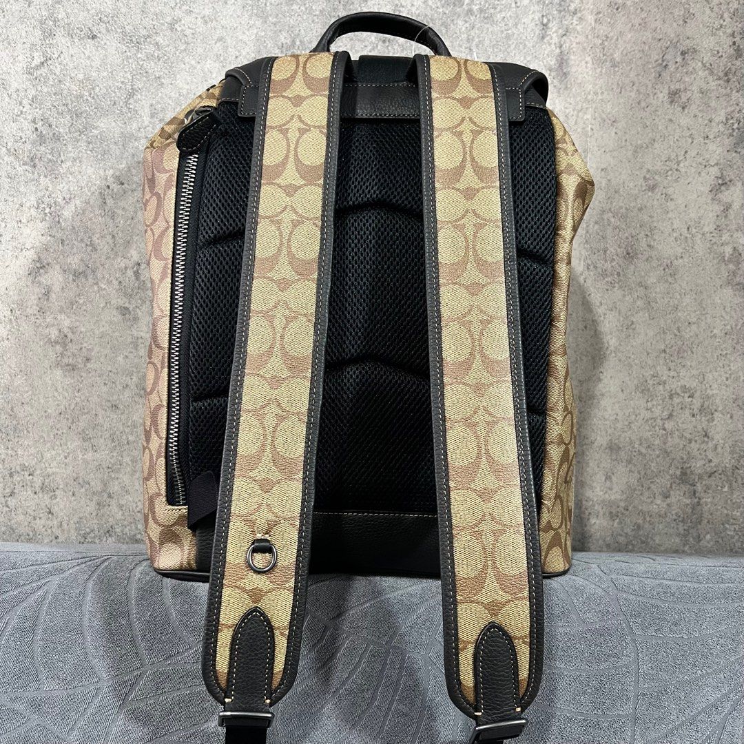 Coach Sullivan Backpack Blocked Signature Canvass on Carousell