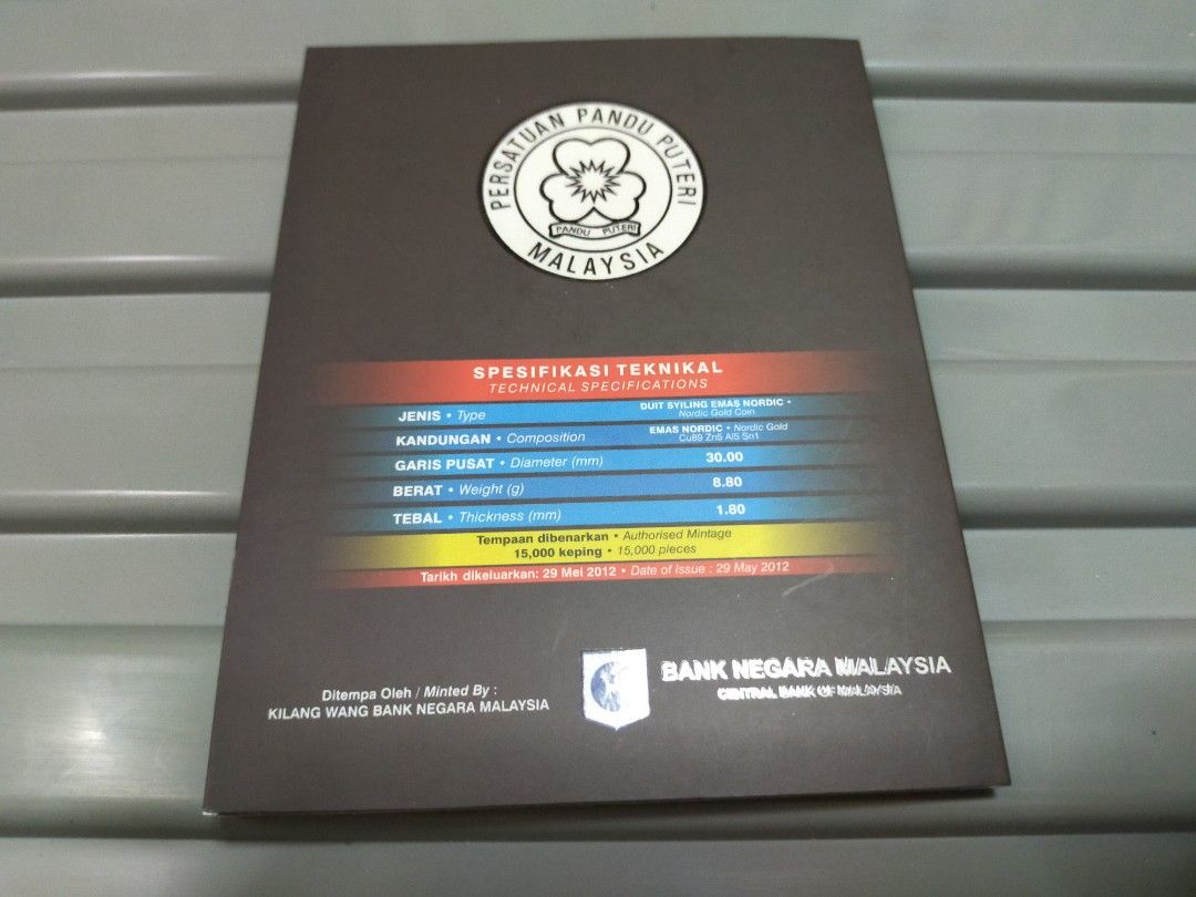 Coin card rm1 100th anniversary of world association of girl guides and ...