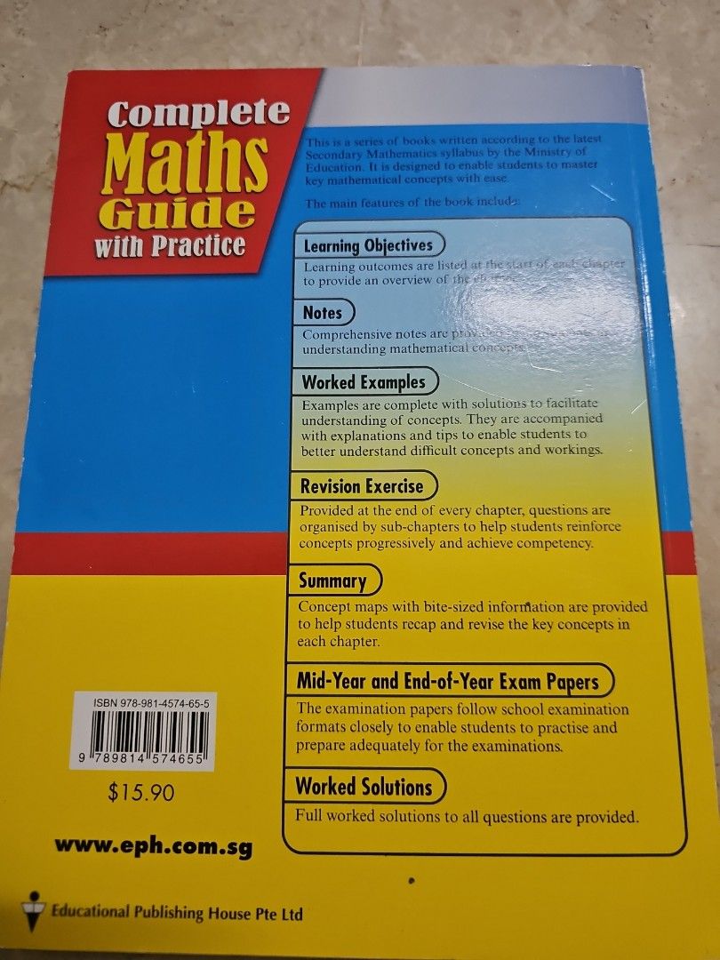 Complete Maths Guide with Practice, Hobbies & Toys, Books & Magazines ...