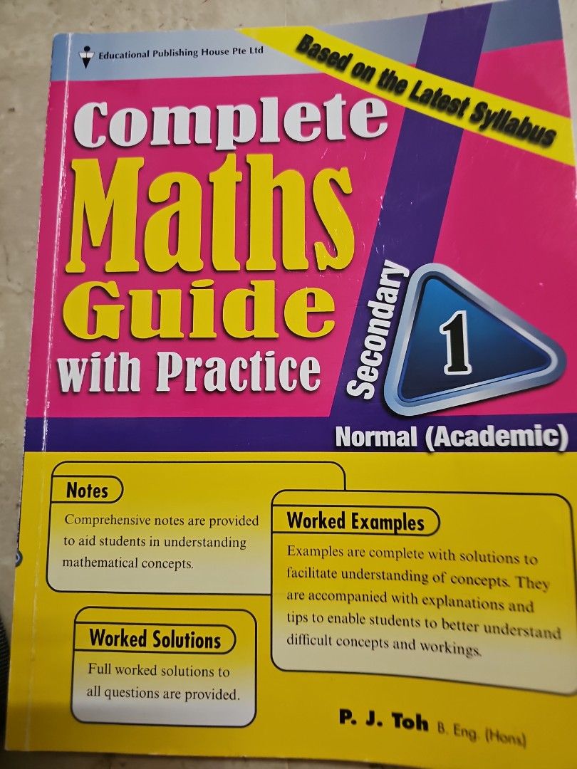 Complete Maths Guide with Practice Sec 1, Hobbies & Toys, Books ...