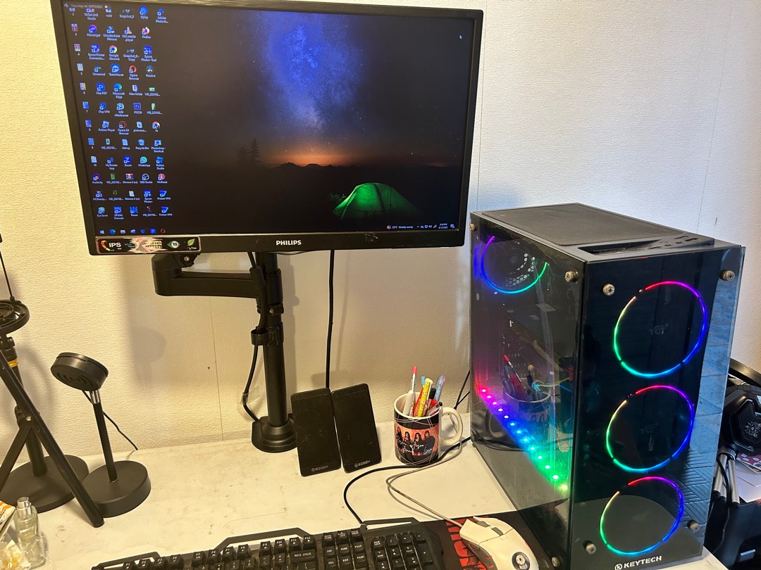 Computer Set Ryzen 5 2nd hand W/Video card Rx580 on Carousell