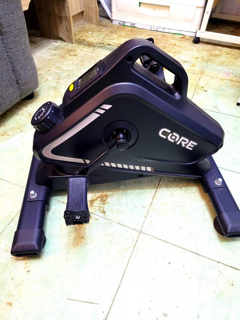 Core Mini Cycle Stationary Desk Bike 5 Tension Indoor Gym, Sports ...