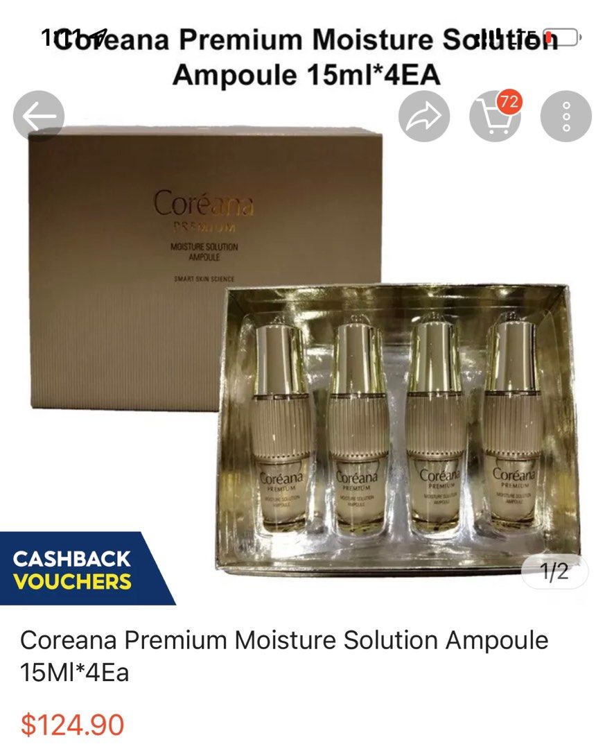Coreana Premium, Beauty & Personal Care, Face, Face Care on Carousell