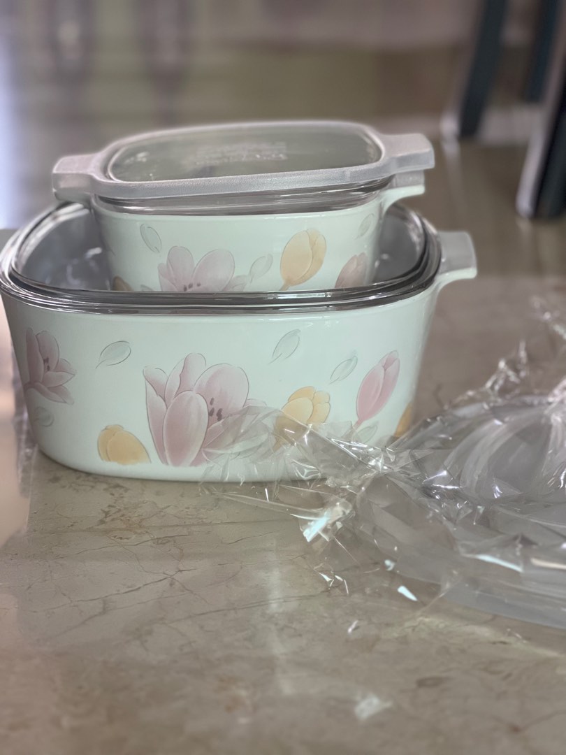 [Corning] 6-piece Casserole Set, Furniture & Home Living, Kitchenware & Tableware, Cookware ...