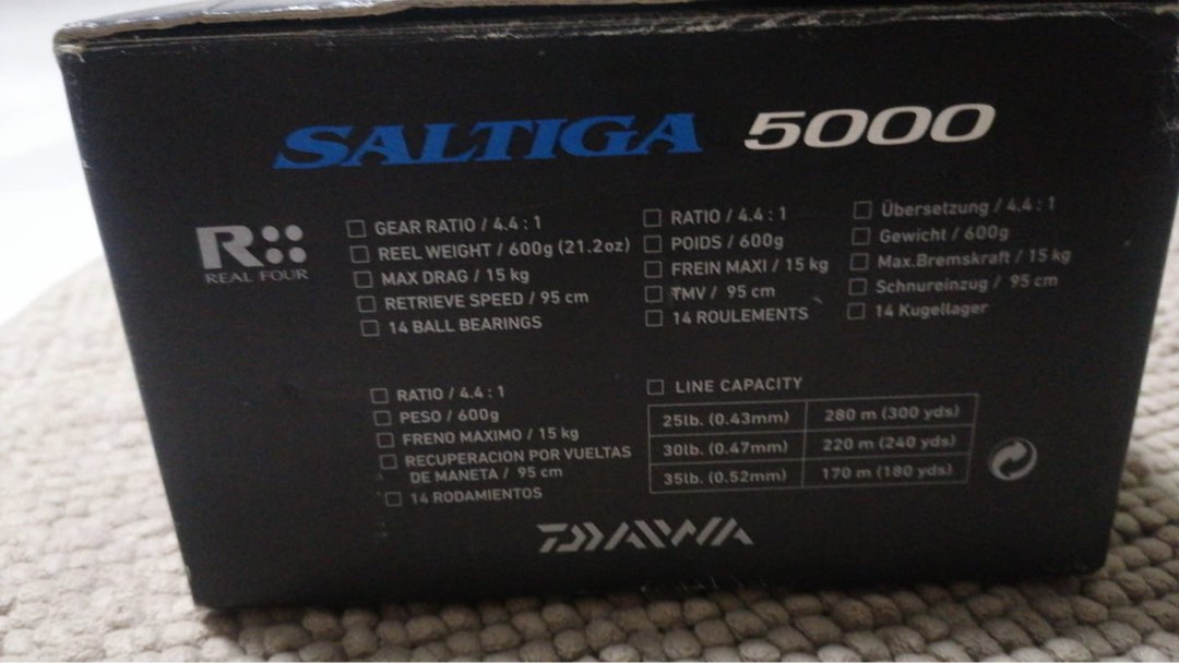 daiwa saltiga 5000, Sports Equipment, Fishing on Carousell