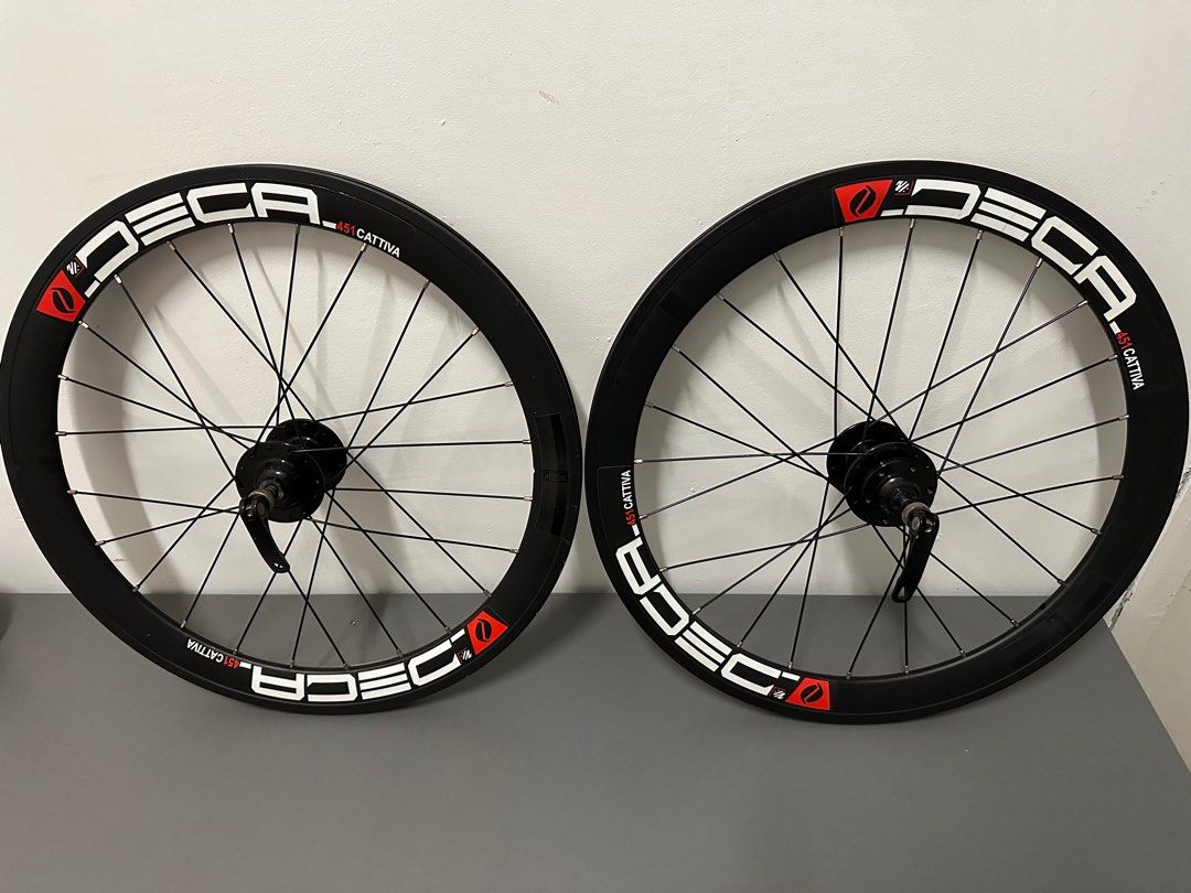 DECA Cattiva 20" 451 wheelset (Disc brake), Sports Equipment, Bicycles & Parts, Parts ...