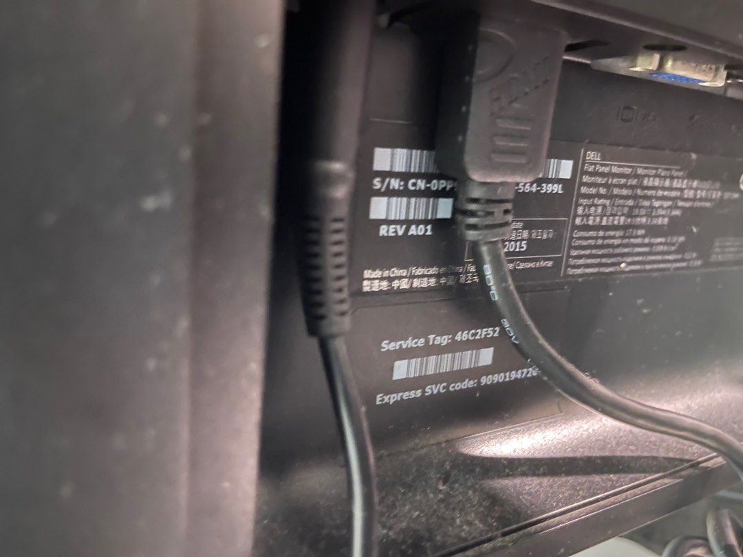 Dell S2715ht Monitor - 27 inch, Computers & Tech, Parts & Accessories ...