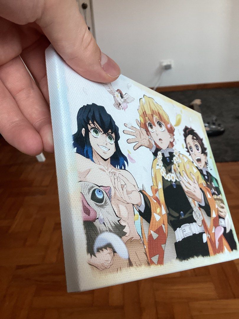 Demon Slayer and My Hero Academia acrylic canvas (tiles), Hobbies ...