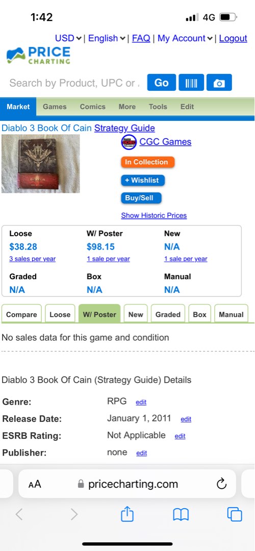 Diablo 3 Book Of Cain Strategy Guide, Video Gaming, Video Games, Others ...