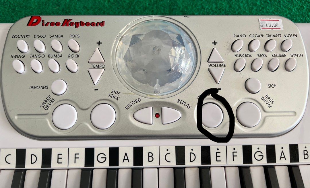 Disco Keyboard, Hobbies & Toys, Music & Media, Musical Instruments on ...