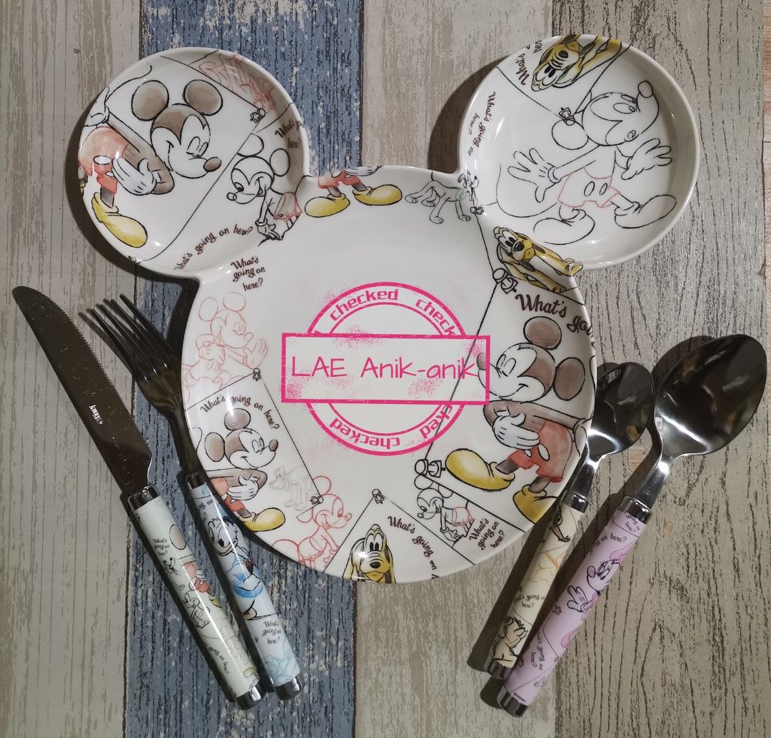 Disney Flatware & Melamine Icon Plate set (SOLD PER SET OR TAKE ALL) on ...