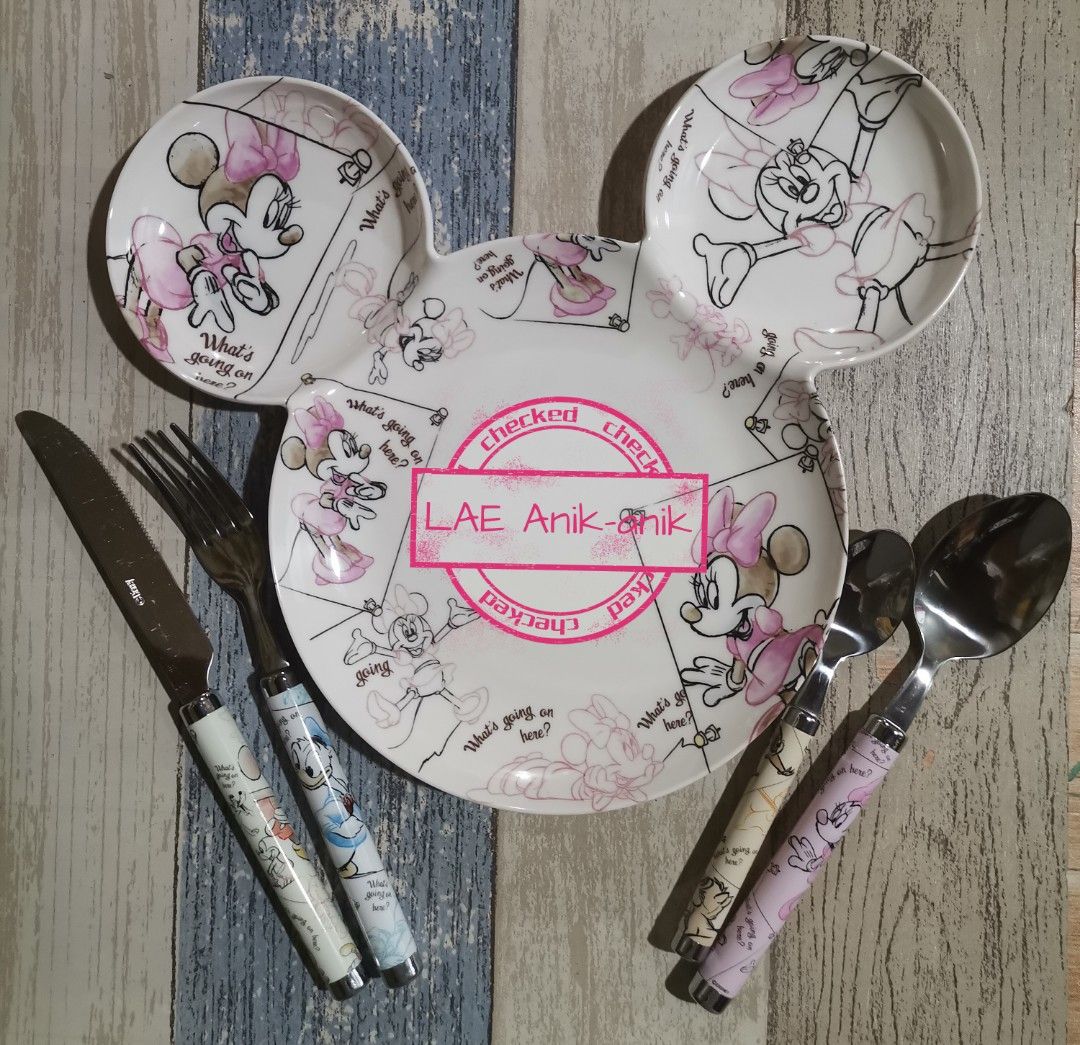Disney Flatware & Melamine Icon Plate set (SOLD PER SET OR TAKE ALL) on ...