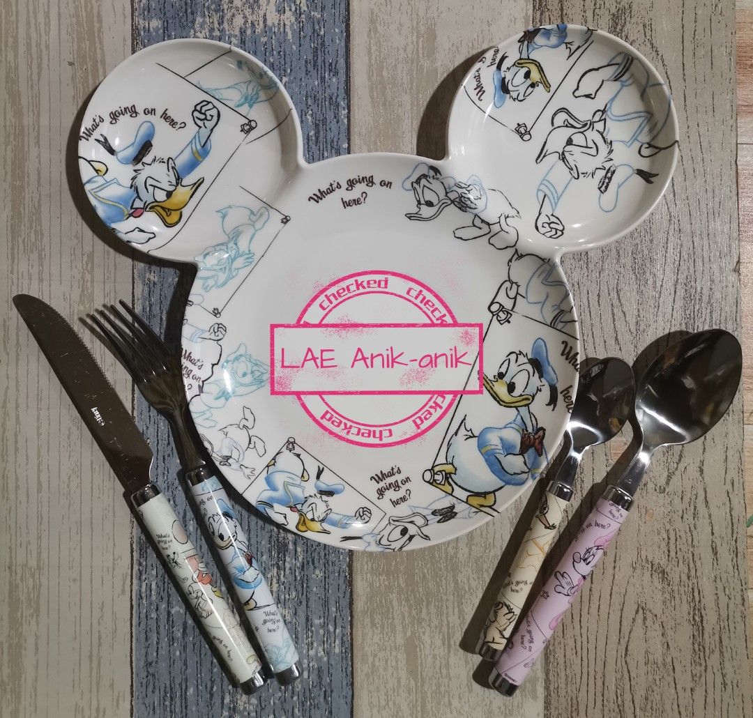 Disney Flatware & Melamine Icon Plate set (SOLD PER SET OR TAKE ALL) on ...