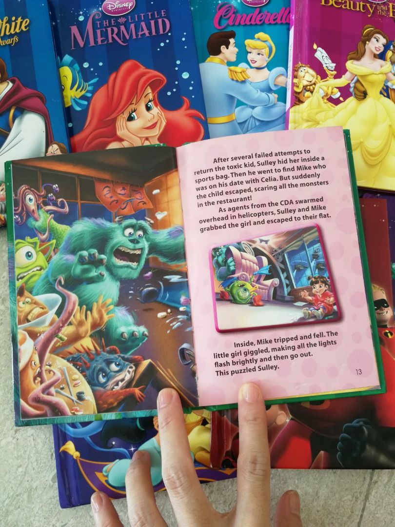 Disney Story Books Set (12 Books - Hard Covers), Hobbies & Toys, Books ...