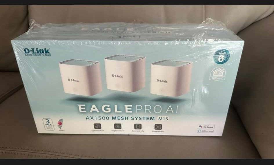 Dlink Eagle ProAI AX1500 Mesh System WIFI 6 on Carousell