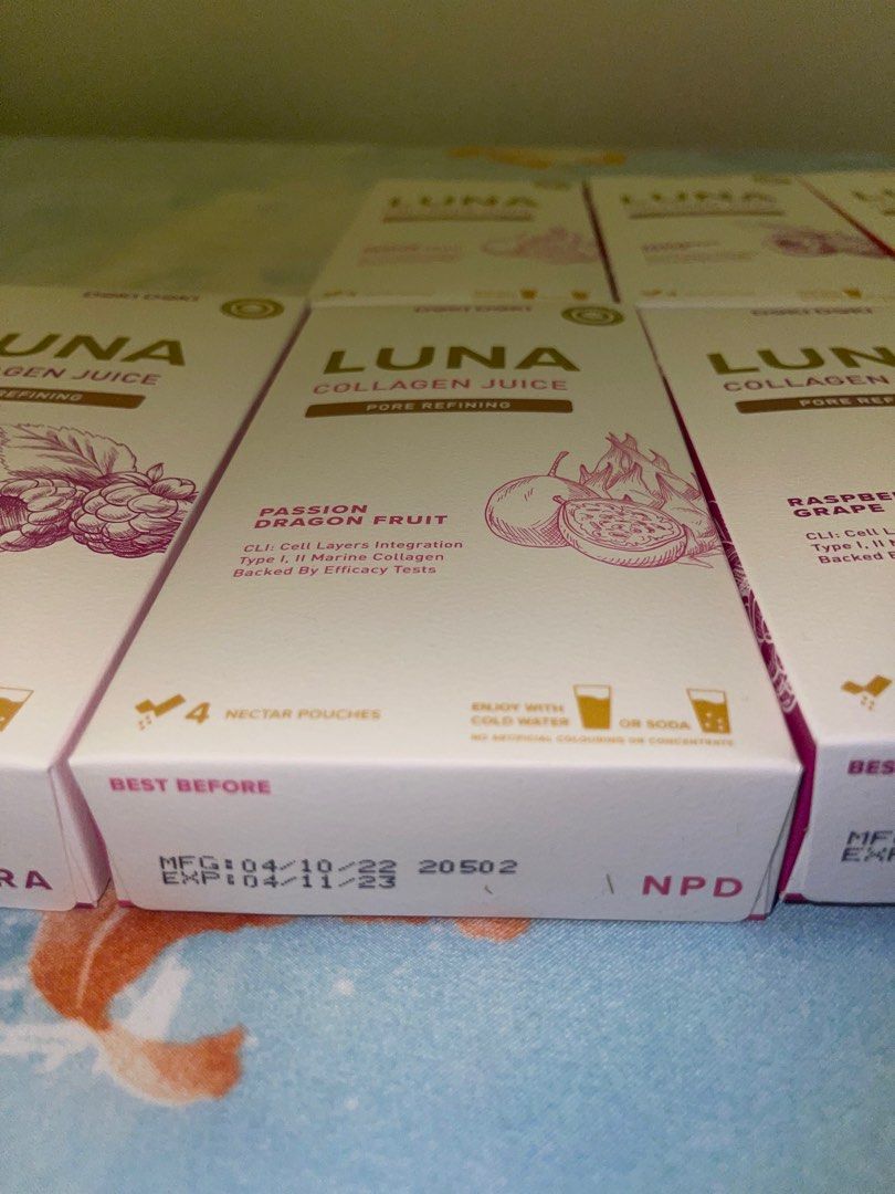 Doki doki Luna Collagen Juice (Pore refining), Health & Nutrition, Health Supplements, Vitamins ...