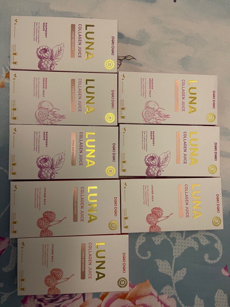 Doki doki Luna Collagen Juice (Pore refining), Health & Nutrition, Health Supplements, Vitamins ...