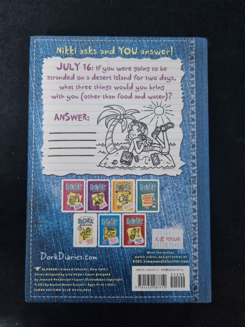 Dork Diaries Books - OMG All about Me Diary ! By Rachel Renée Russell ...