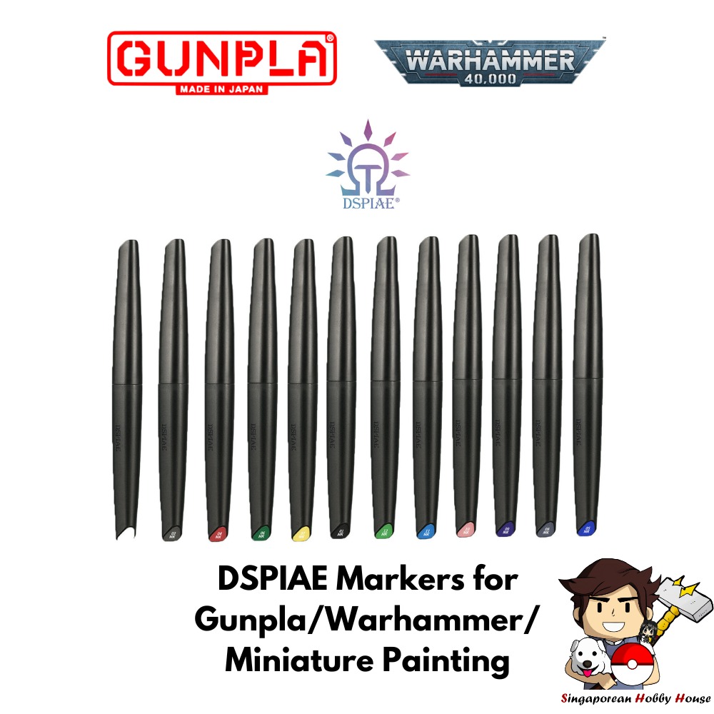 DSPIAE Model Soft-tipped Paint Markers, Hobbies & Toys, Stationery ...