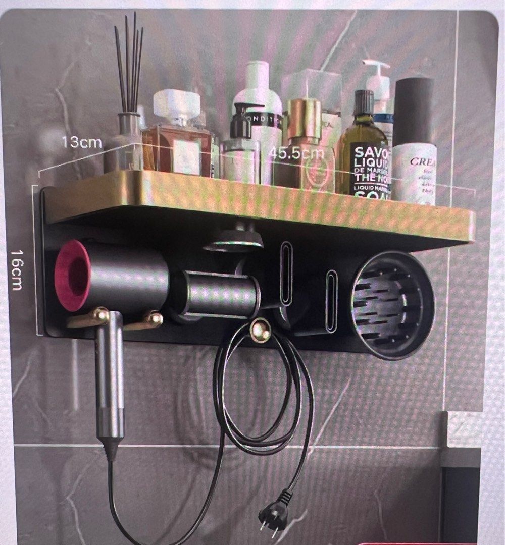 Dyson Hair Dryer Shelf Support, Beauty & Personal Care, Hair on Carousell