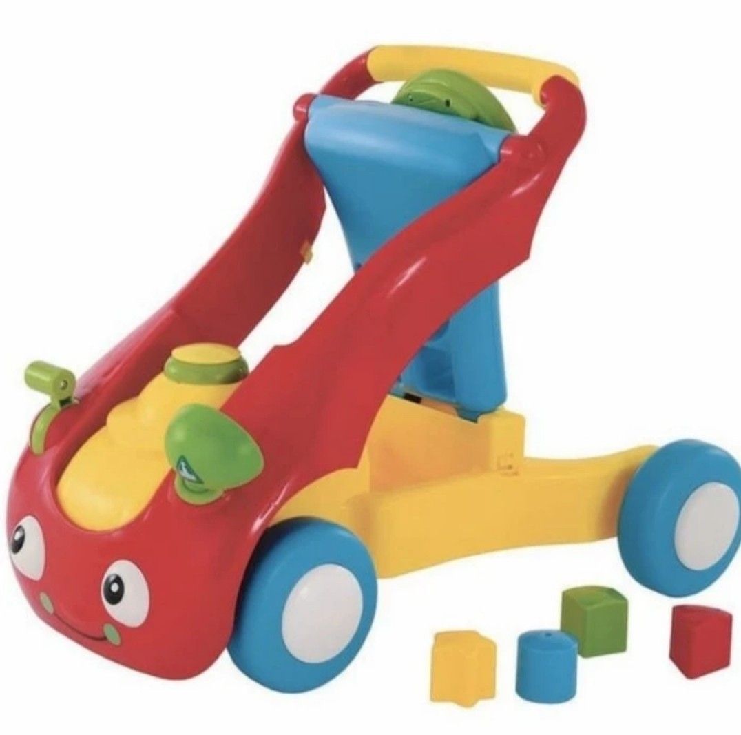 Elc push baby walker wabble 2 in 1, Bayi & Anak, Mainan & Baby Walker ...