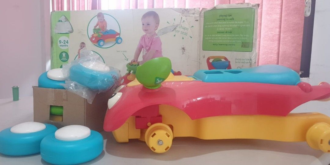 Elc push baby walker wabble 2 in 1, Bayi & Anak, Mainan & Baby Walker ...