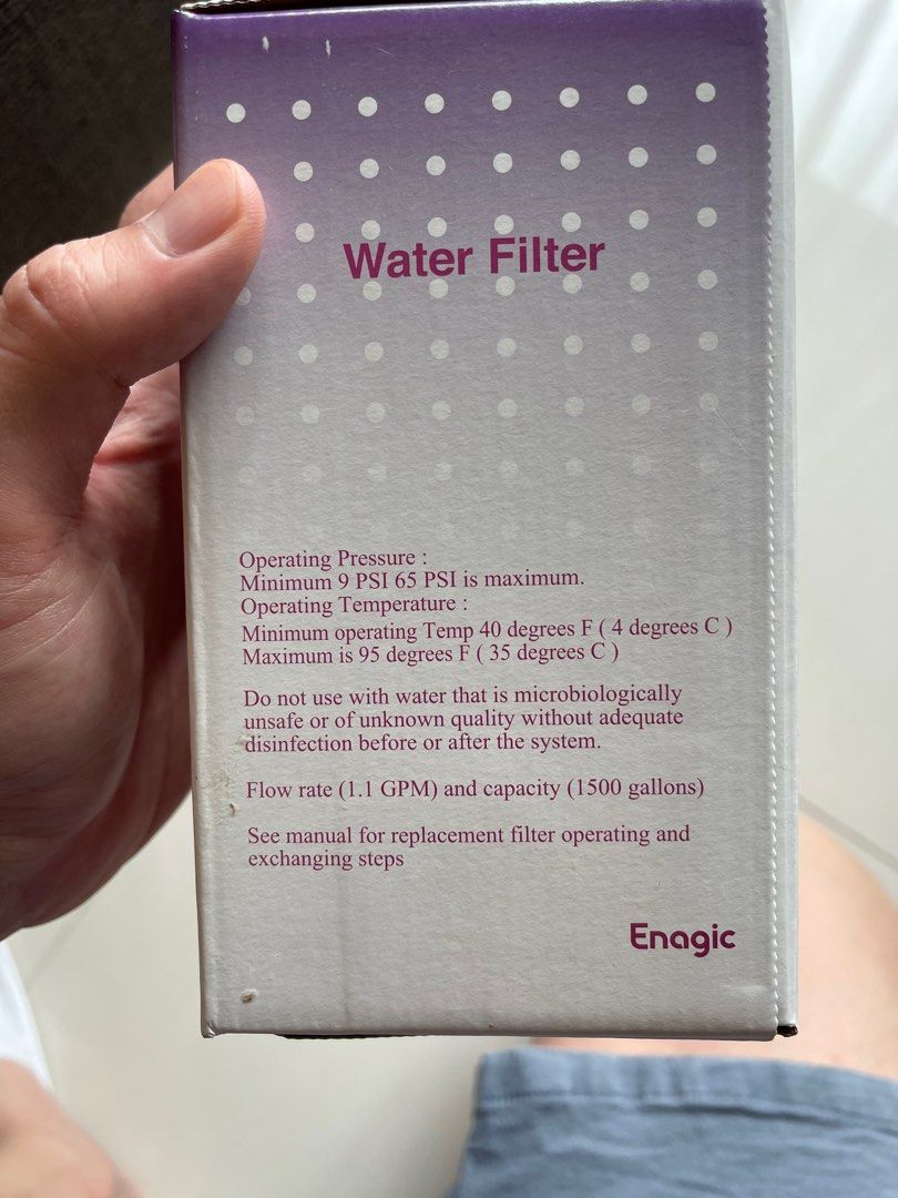 Enagic Replacement Water Filter, TV & Home Appliances, Kitchen ...