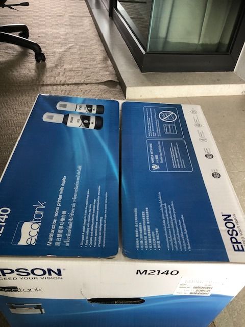 Epson EcoTank Monochrome M2140 All-in-One Ink Tank Printer, Computers ...