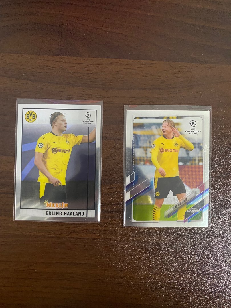 Erling Haaland Football Soccer Sports Card Lot (NOT Mbappe, Bellingham ...