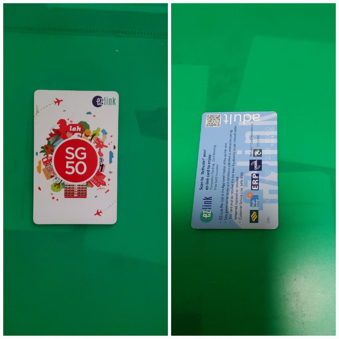 Ez link card SG50, Hobbies & Toys, Memorabilia & Collectibles, Vintage ...