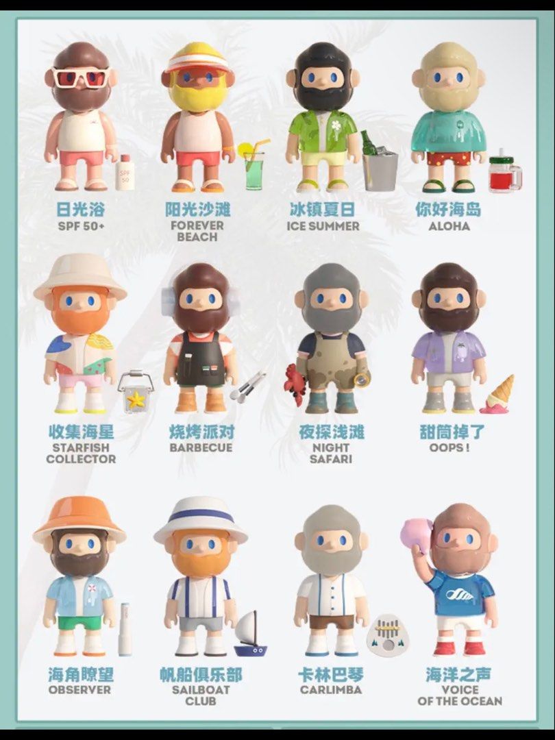 Farmer Bob Island Series Blind Box (Series 5), Hobbies & Toys, Toys ...