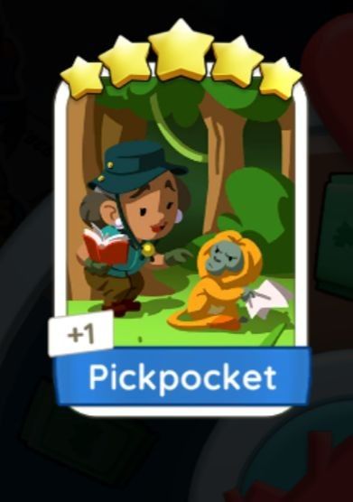 FAST DEAL PICKPOCKET STICKER MONOPOLY GO, Video Gaming, Gaming ...