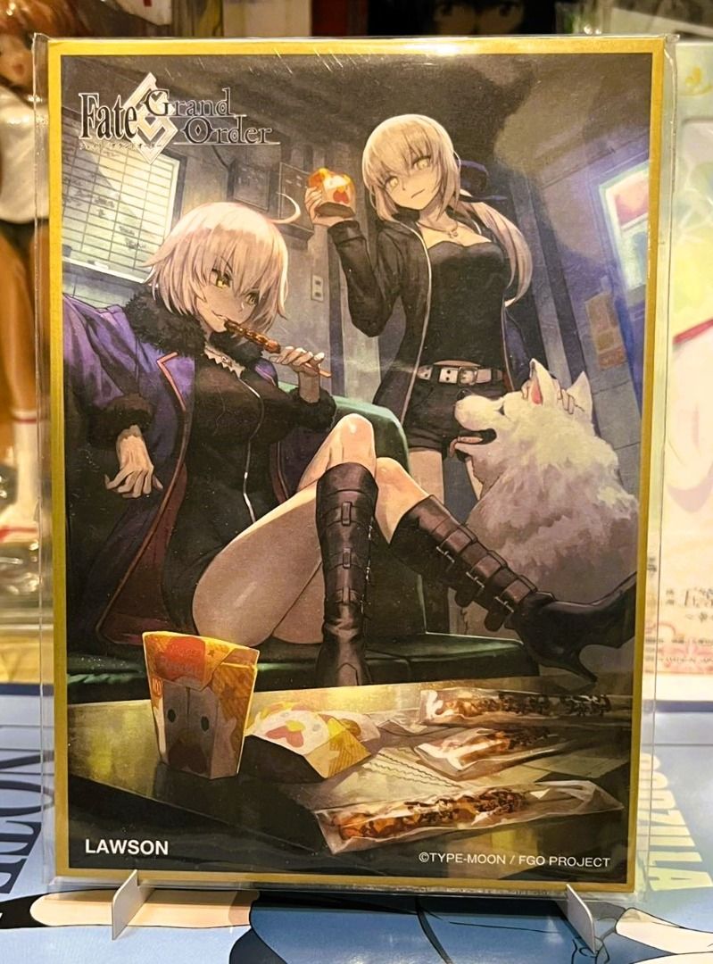 Fate / Grand Order x LAWSON Jeanne Horta And Saber Alter Mini Shikishi ...