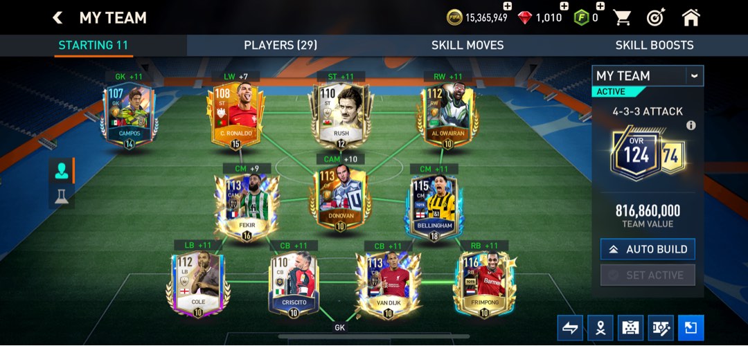 Fifa mobile account ovr124, Video Gaming, Gaming Accessories, In-Game ...