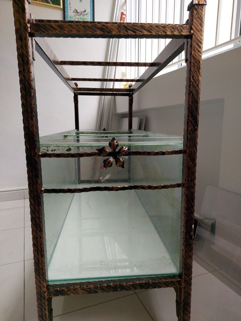 Fish tank + Fish tank double-decker stand, Pet Supplies, Homes & Other ...