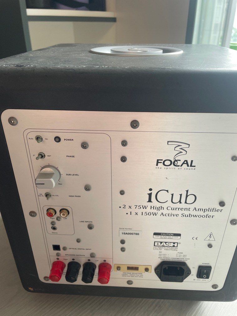 Focal JM Lab sub-woofer, 音響器材, Soundbar、揚聲器、藍牙喇叭、耳擴 - Carousell