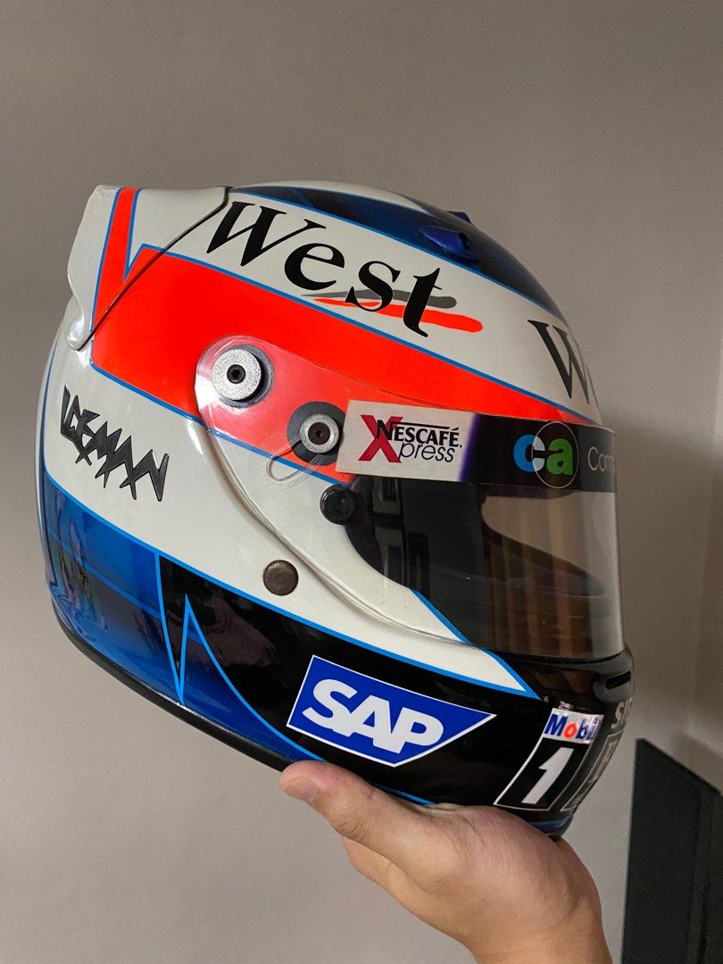 Formula 1 Helmet, Hobbies & Toys, Memorabilia & Collectibles, Vintage ...
