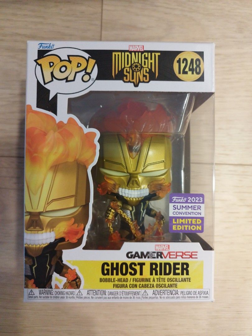 Funko Pop - Marvel Midnight Suns Ghost Rider 2023 Summer Convention, Hobbies & Toys, Toys ...
