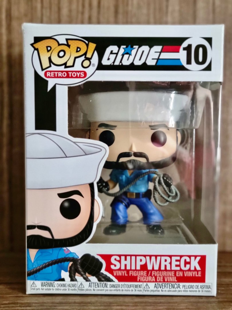 Funko Pop! Retro Toys - G.I. Joe - Shipwreck (10), Hobbies & Toys, Toys ...