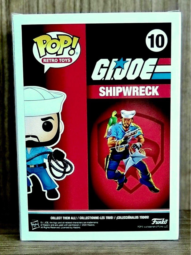 Funko Pop! Retro Toys - G.I. Joe - Shipwreck (10), Hobbies & Toys, Toys ...