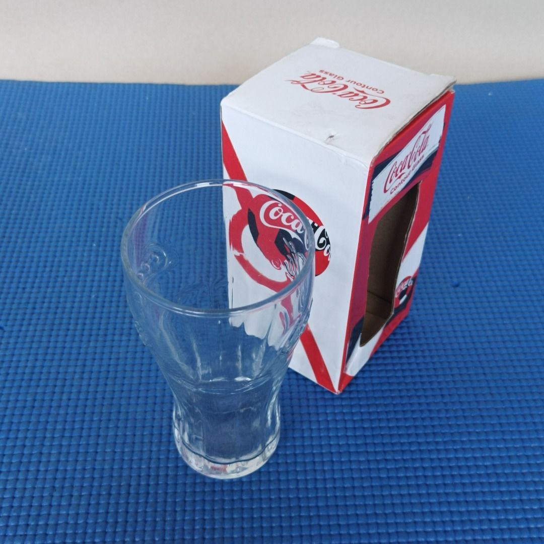 Gelas Coca Cola Set / 4 Pcs, Kitchen & Appliances di Carousell