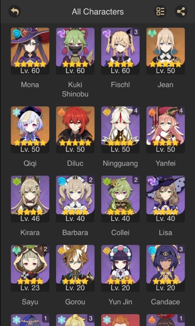 Genshin Impact Acc., Video Gaming, Video Games, Others on Carousell