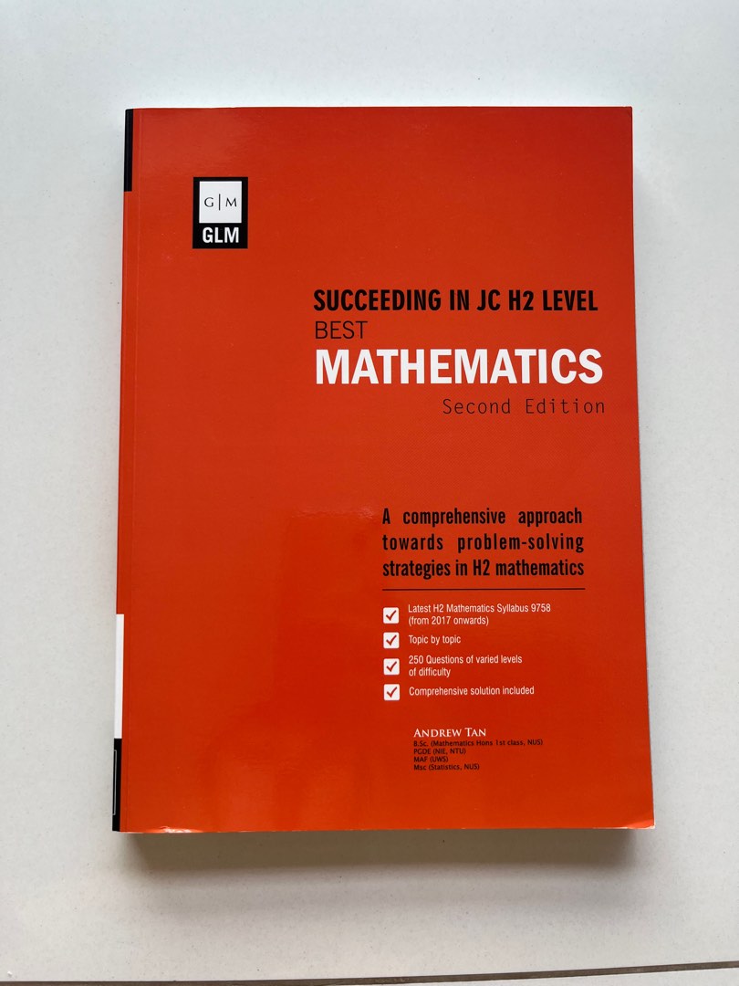 GLM H2 Math, Hobbies & Toys, Books & Magazines, Assessment Books on ...