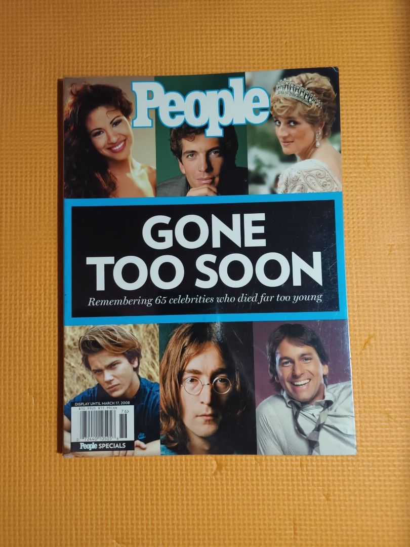 Gone Too Soon - People Magazine Special Editon, Hobbies & Toys, Books ...