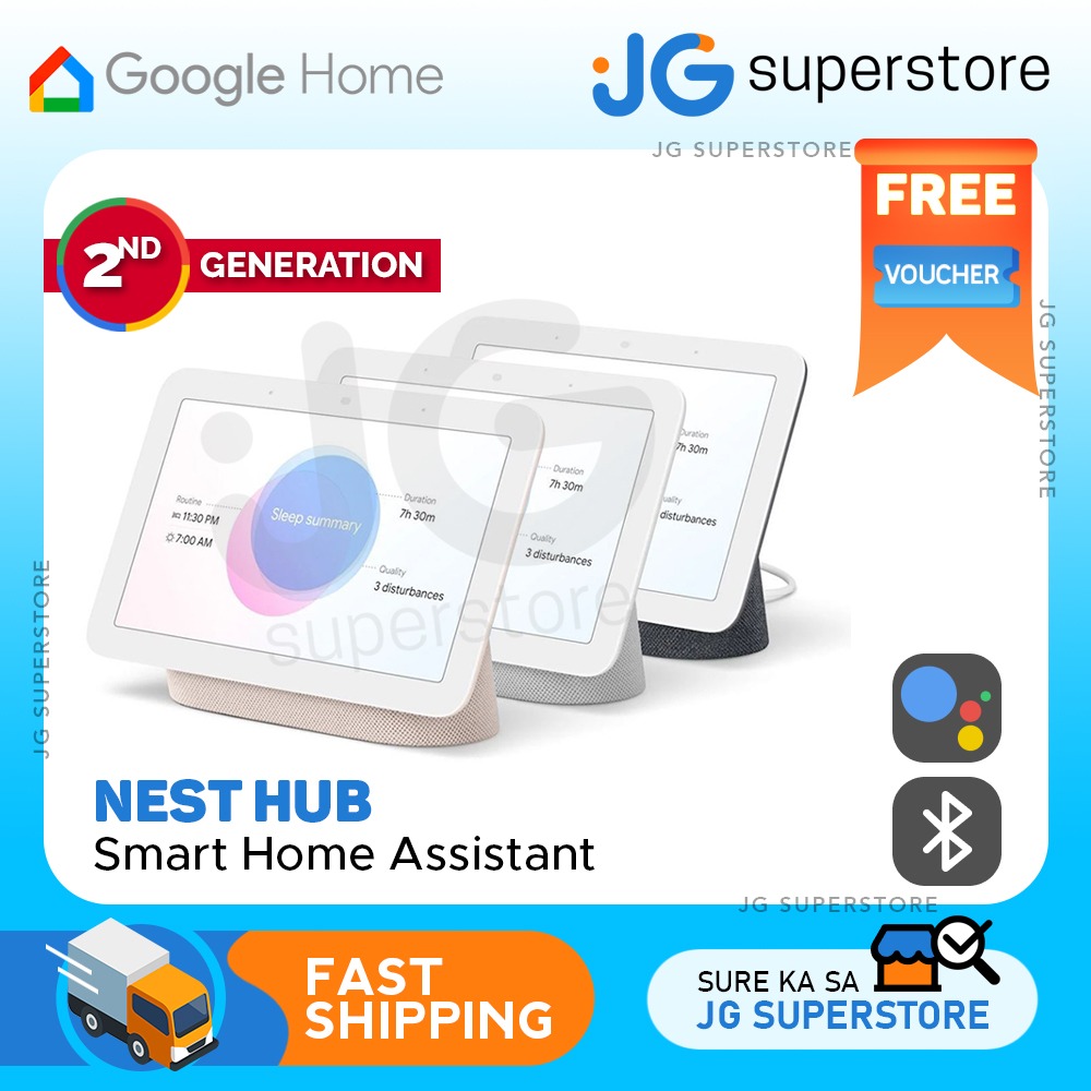 Google Nest Hub (2nd Gen) 7" Smart Home Controller with Google ...